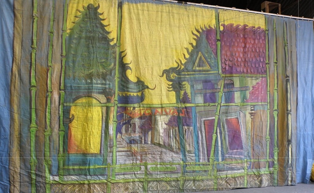 Seashore Calico Theatre Backcloth | Thoroughly Theatre