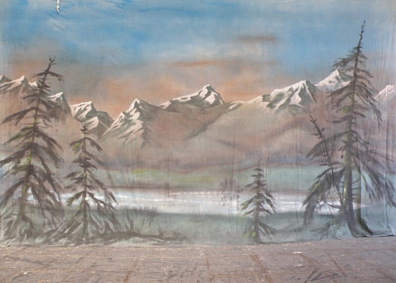 Magic Pool Calico Theatre Backcloth | Thoroughly Theatre