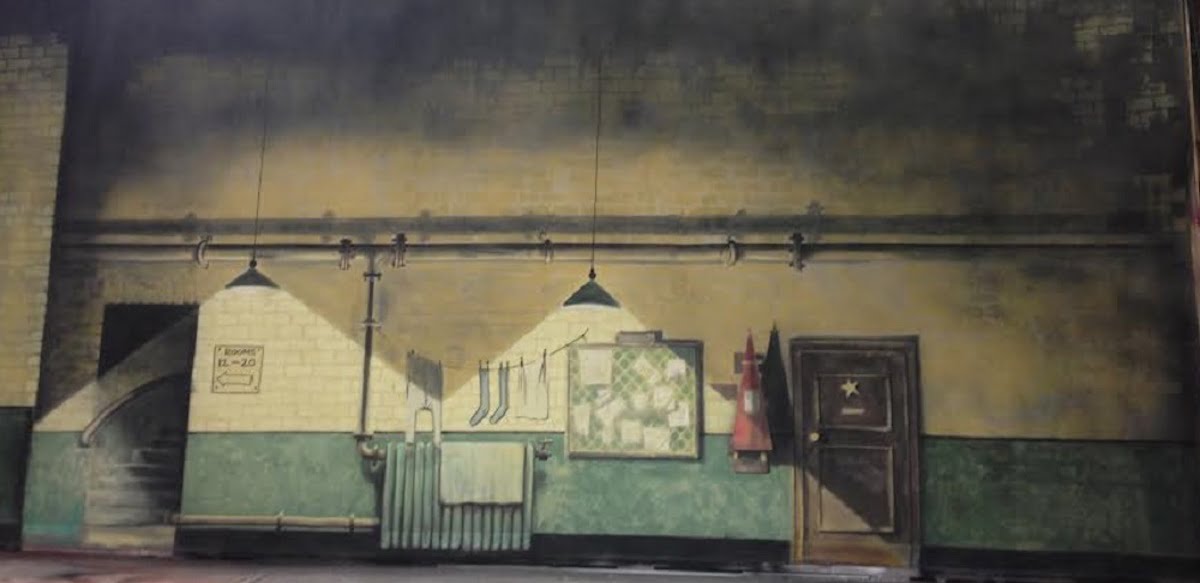 Back Stage Calico Theatre Backcloth | Thoroughly Theatre