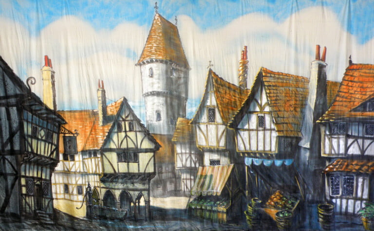 London Street Canvas Theatre Backcloth | Thoroughly Theatre