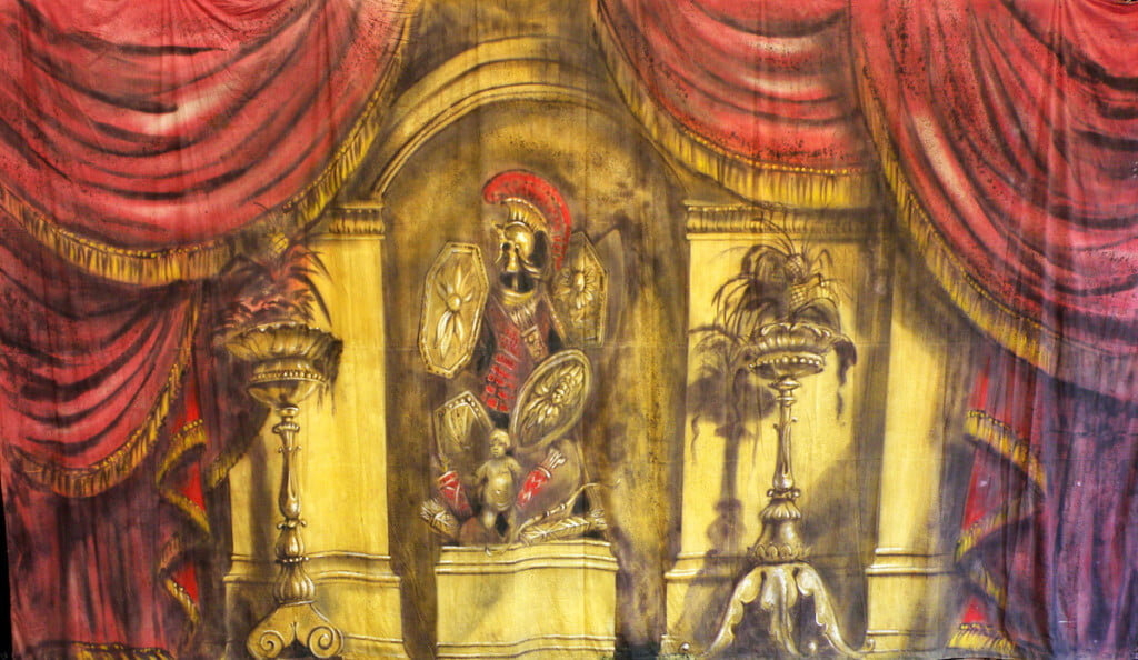 Castle Corridor Calico Theatre Backcloth | Thoroughly Theatre