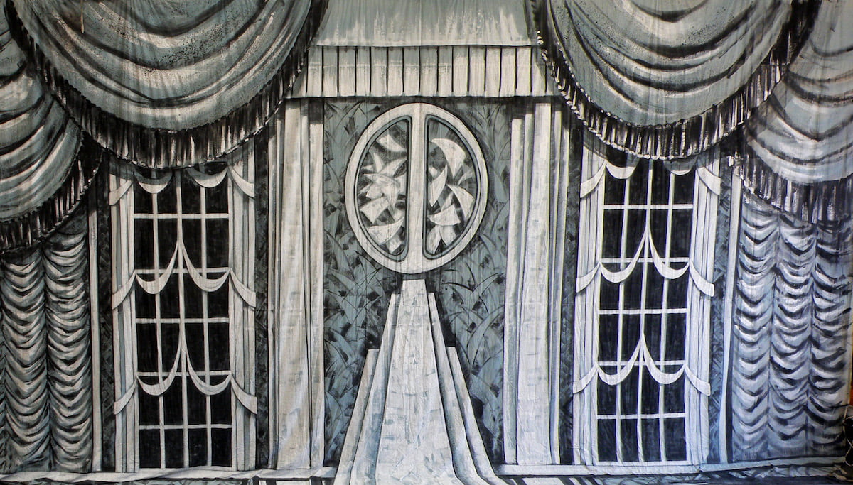 Abbey Canvas Theatre Backcloth | Thoroughly Theatre