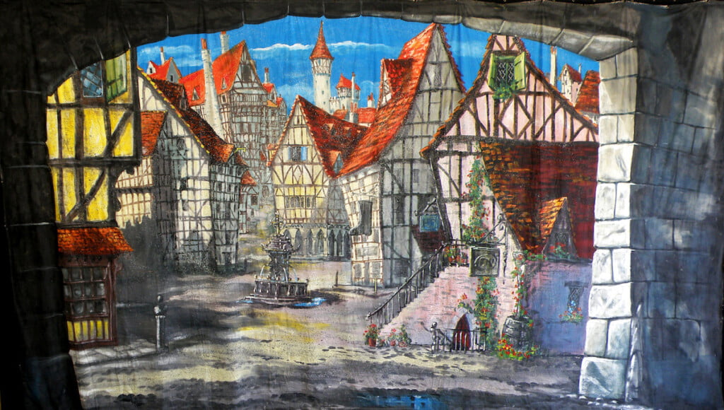 Panto Street Canvas Theatre Backcloth | Thoroughly Theatre