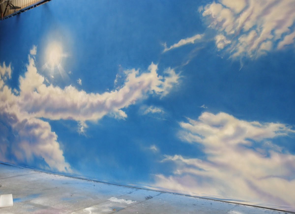 Sky Clouds Canvas Theatre Backcloth | Thoroughly Theatre