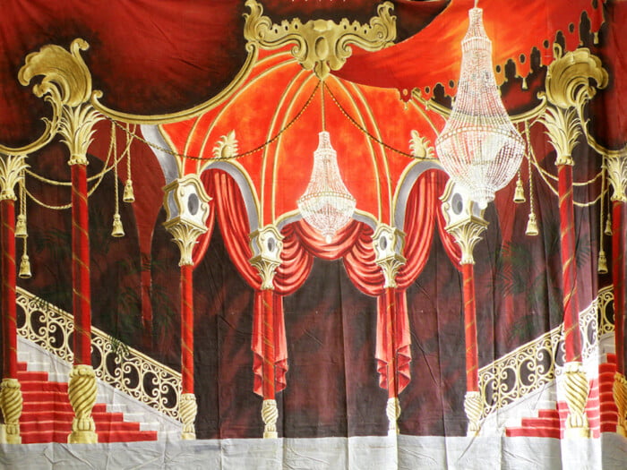 Palace Calico Theatre Backcloth | Thoroughly Theatre