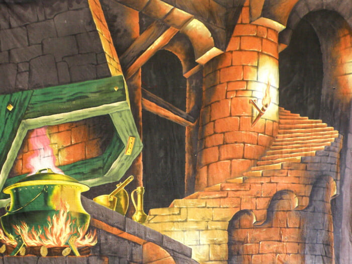 Giants Kitchen Canvas Theatre Backcloth | Thoroughly Theatre