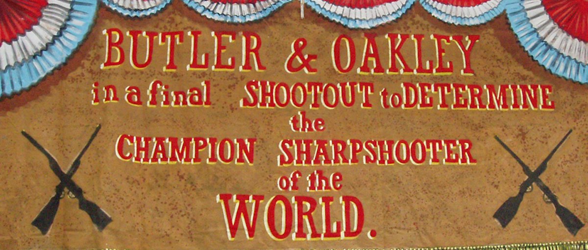 Shooting Competition Banner Canvas Theatre Backcloth | Thoroughly Theatre